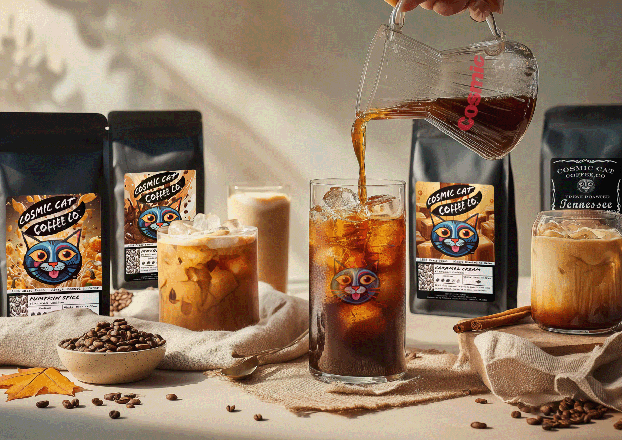 Naturally Flavored Coffee – Cosmic Cat Coffee Co.